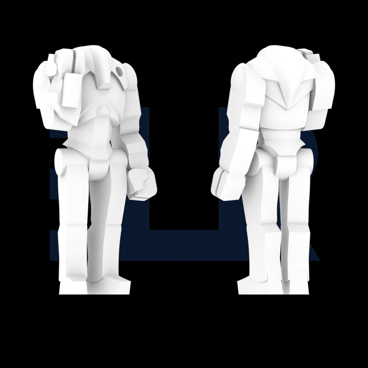 3D Printable B2 Super Battle Droids (6mm) by ELR Minis